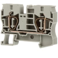 Bloque de terminales 1 2 Feed-Through 16 a AWG 600 V 65 de 6 UN PA de ...