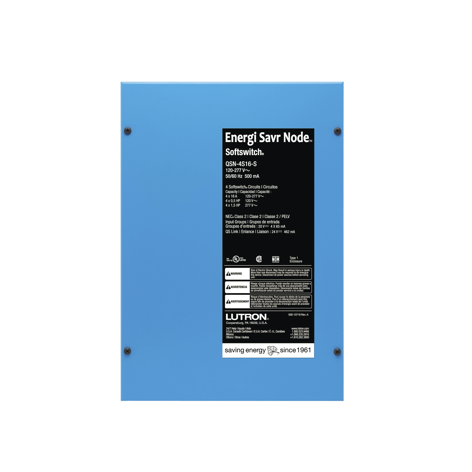 Panel de control de 4 zonas 16A – Ingenieria Servirent Shop